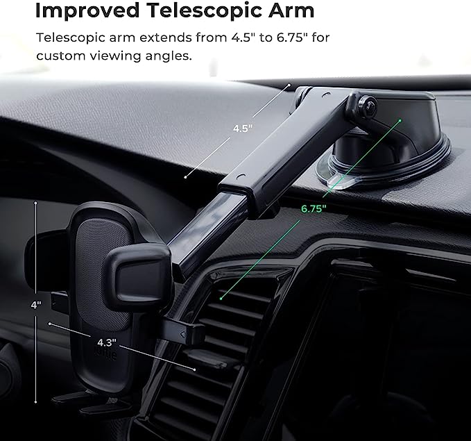 LONG NECK ONE-TOUCH CAR MOUNT – Uniques